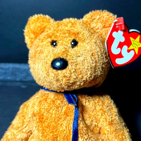 Ty | Toys | New Ty Beanie Baby Fuzz Bear | Poshmark